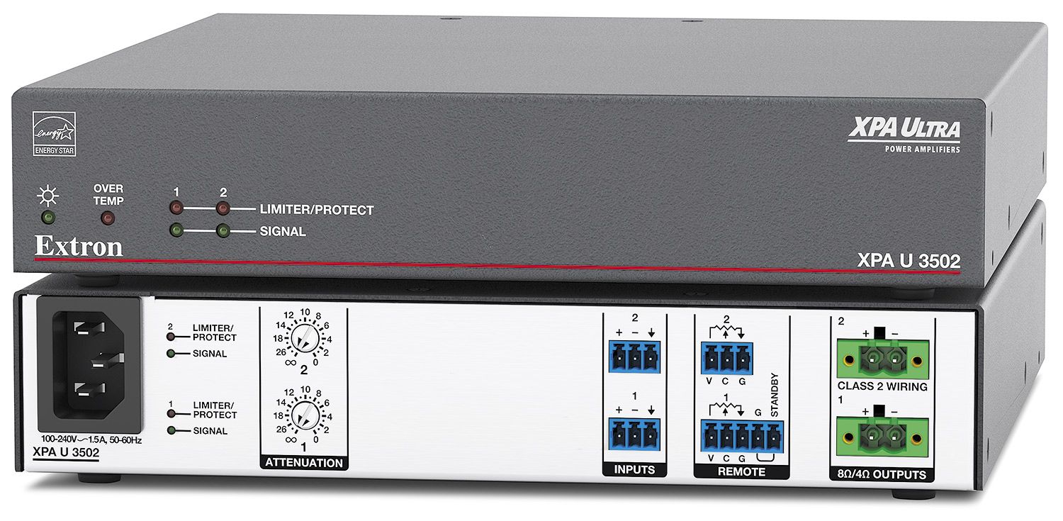 New Extron Power Amp Boasts Two 350W Channels | AVNetwork