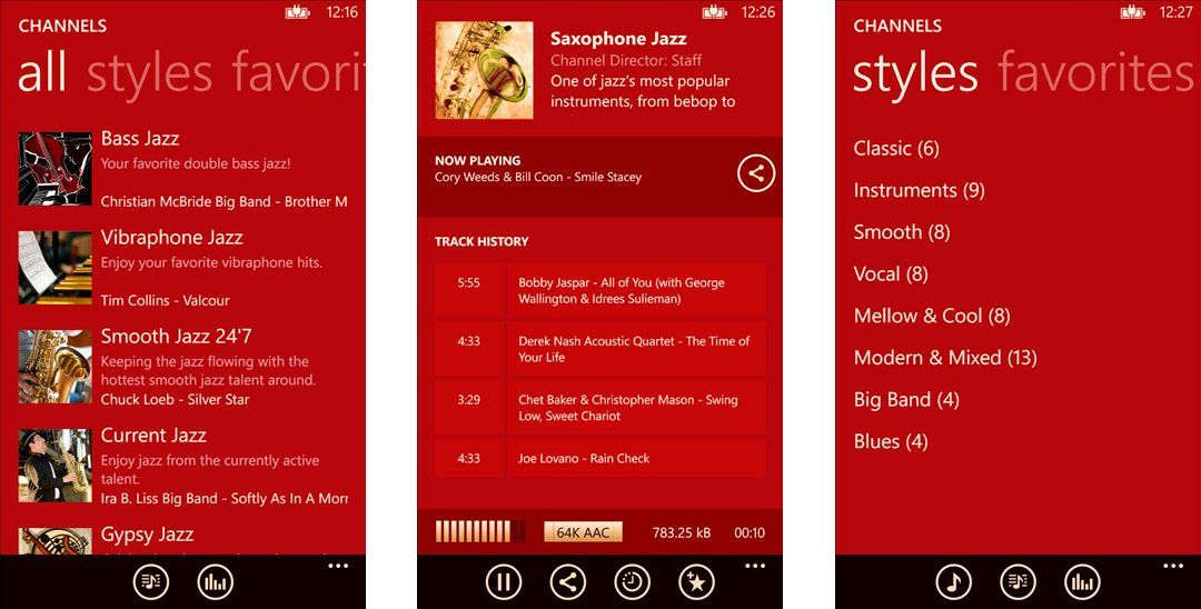 JAZZRADIO and SKY.FM, sister channels of DI.FM, come to Windows Phone ...