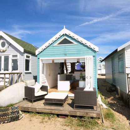 Britain’s most expensive beach hut for sale for £280,000 | Ideal Home