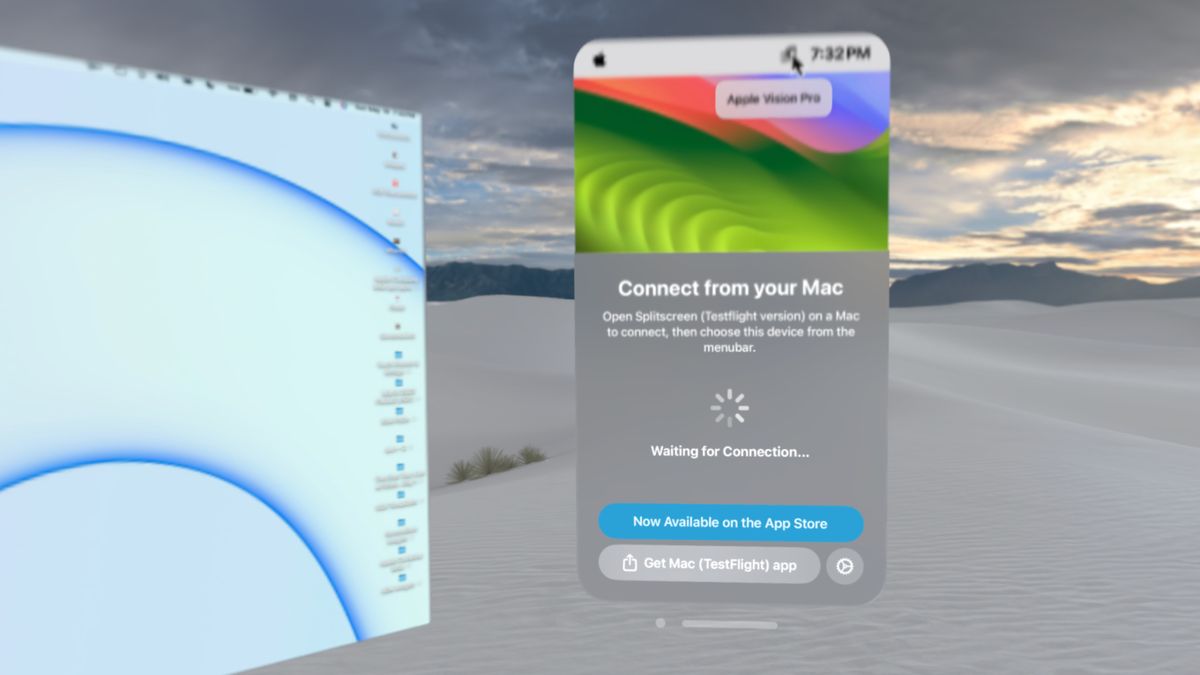 Apple Vision Pro supports one Mac Virtual Display, this app lets you ...