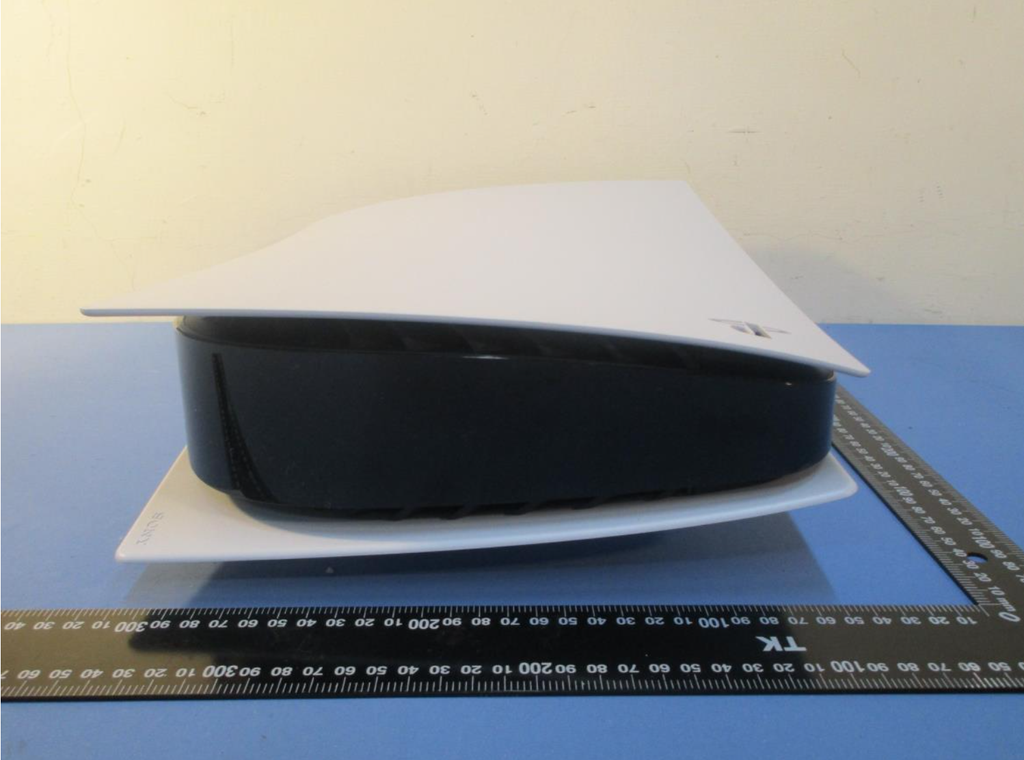 These PS5 images show what it looks like on its side | GamesRadar+