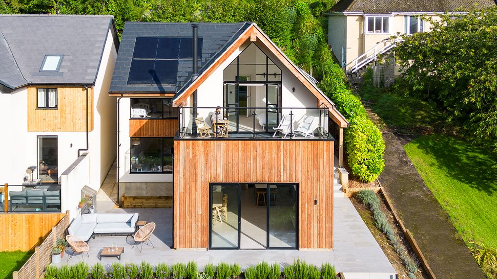 Couple demolish a semi-detached bungalow to create a detached home ...