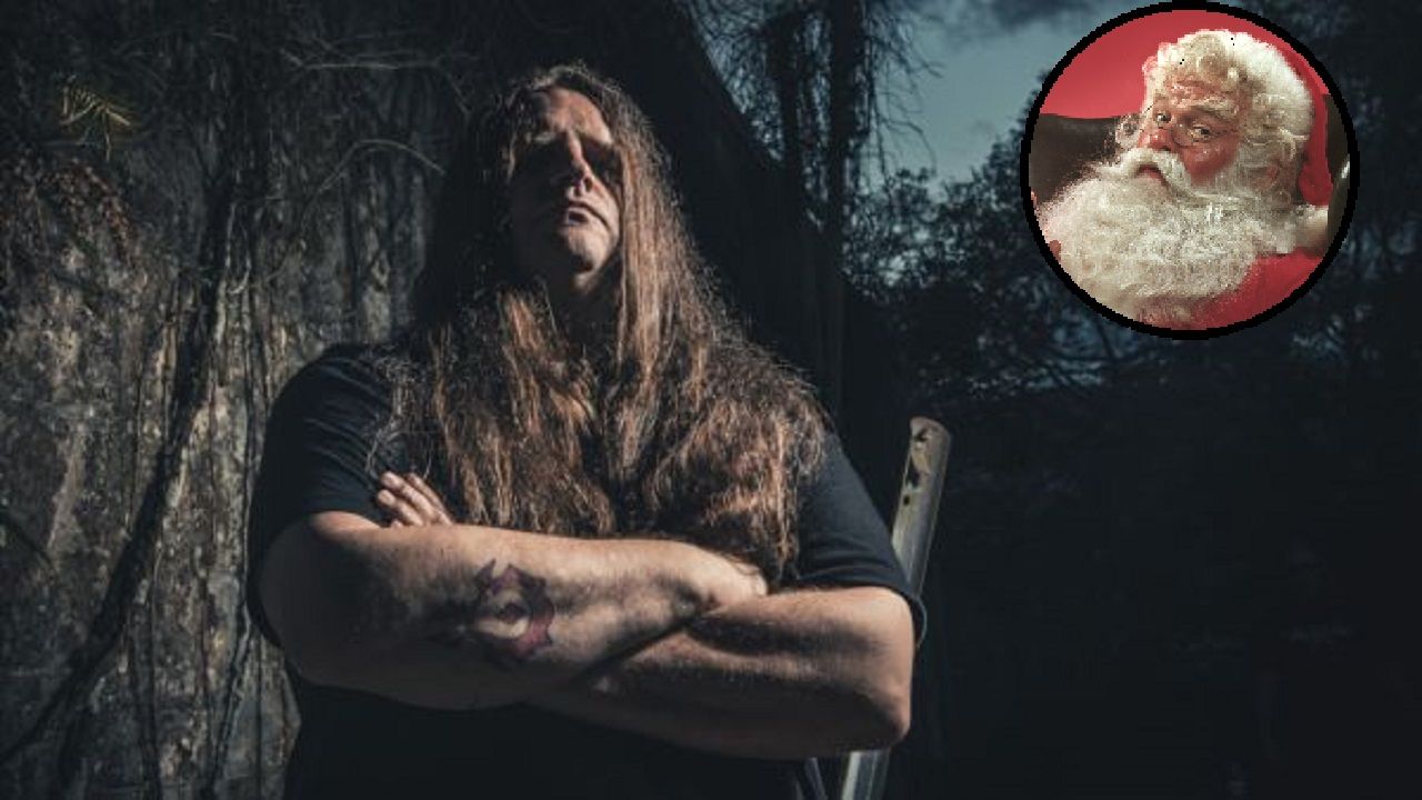 Cannibal Corpse's Corpsegrinder hung out with Santa and then won a load ...