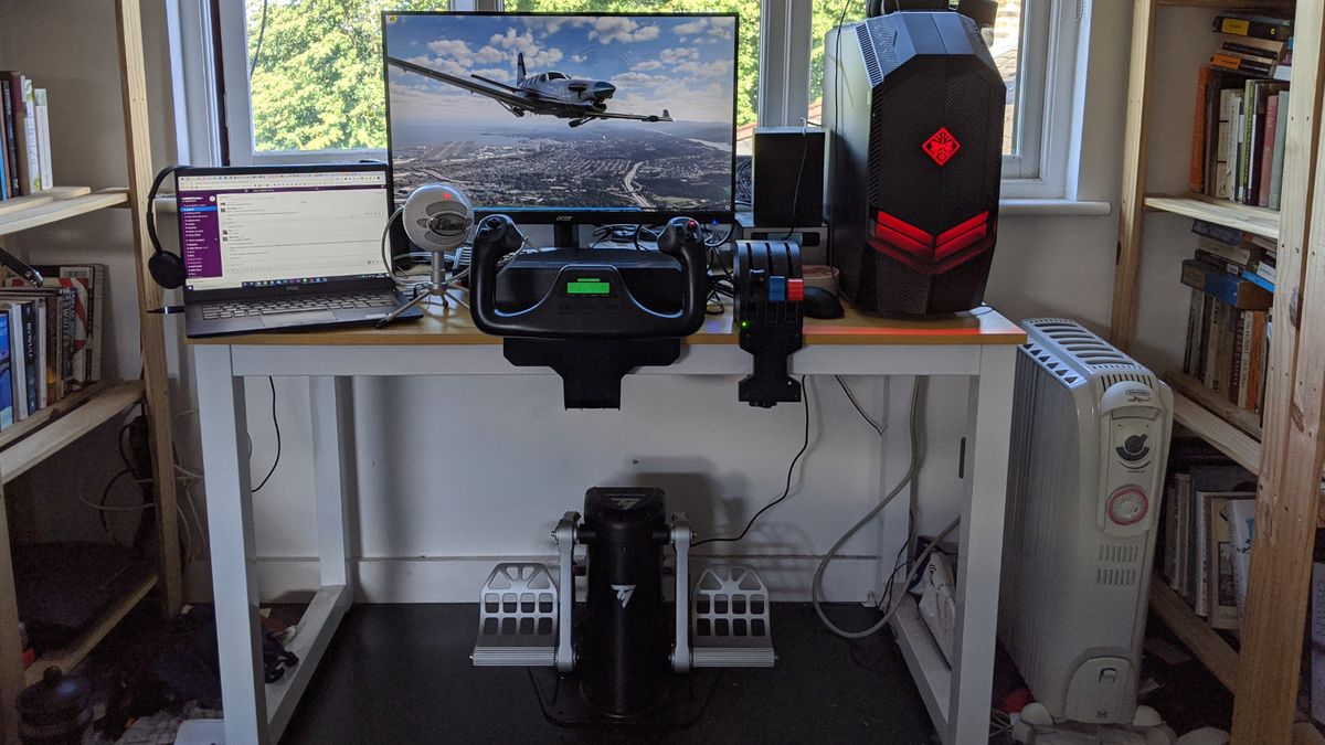 Don't make my mistake, buy cheap Flight Simulator gear this Black ...