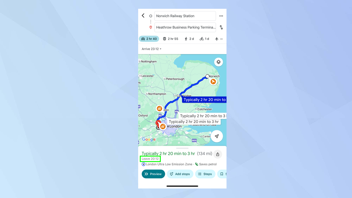 You can use Google Maps to avoid being late — here’s how | Tom's Guide