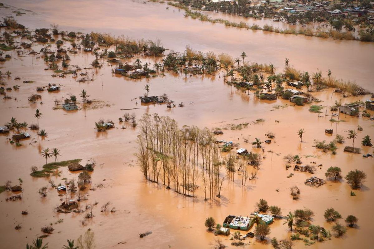 Devastating floods in Mozambique can now be seen from outer space | The ...