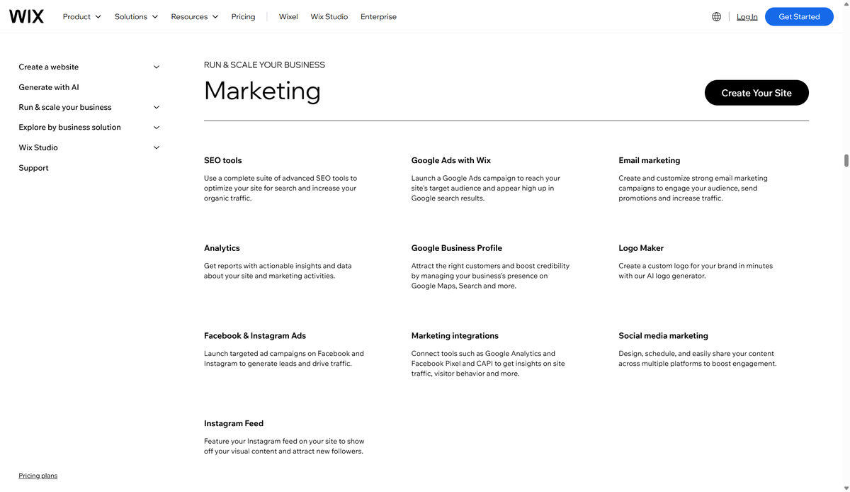How to grow website traffic with built-in marketing and SEO tools ...