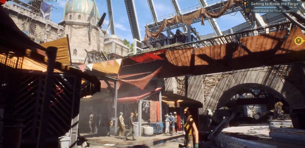 Tour Anthem's hub city in latest dev livestream | PC Gamer