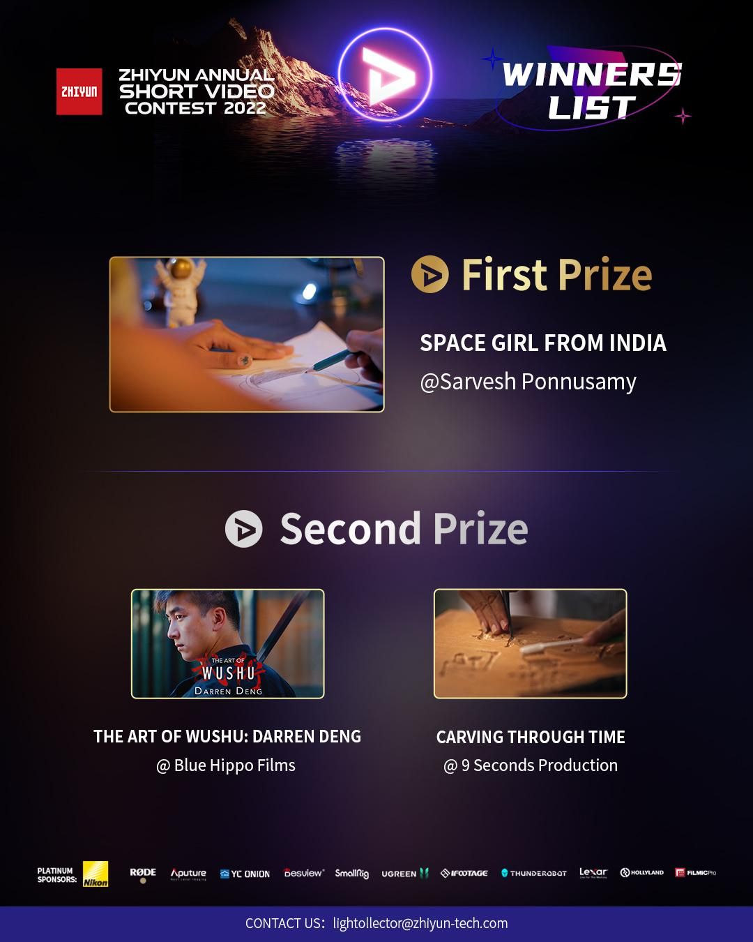 ZHIYUN Short Video Contest 2022 winners announced | Digital Camera World