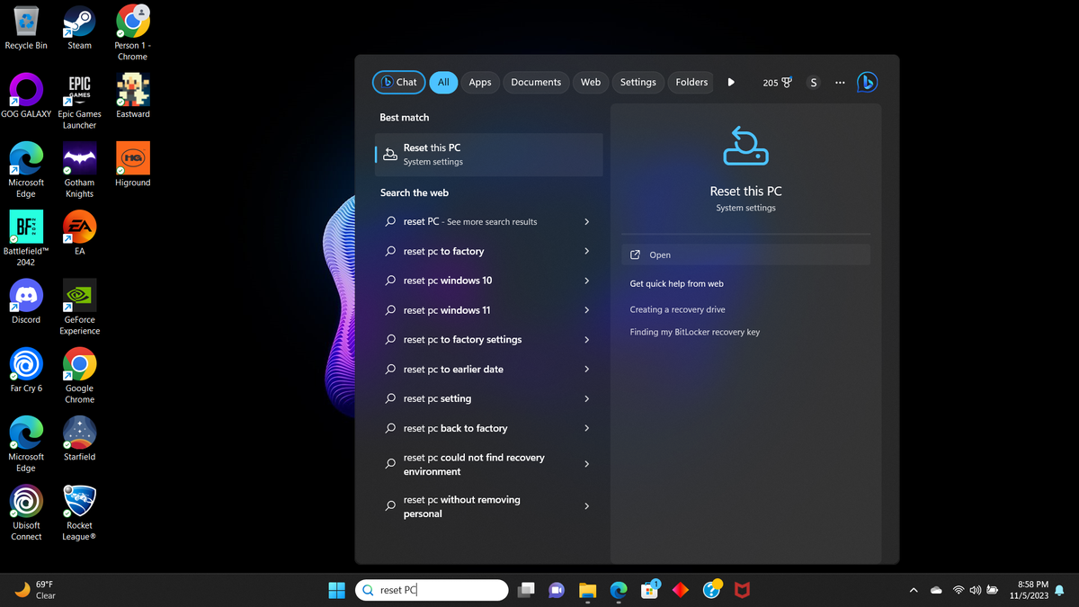 How to factory reset a computer | TechRadar