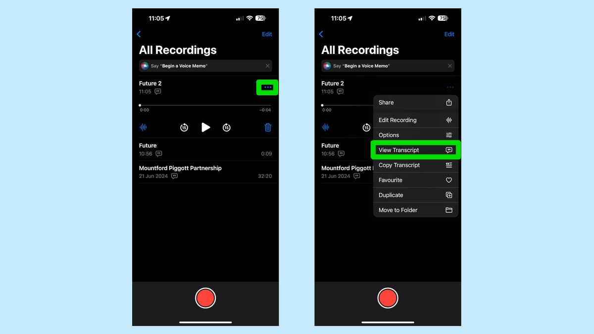 iOS 18 finally adds transcription to Voice Memos — here's how to use it ...