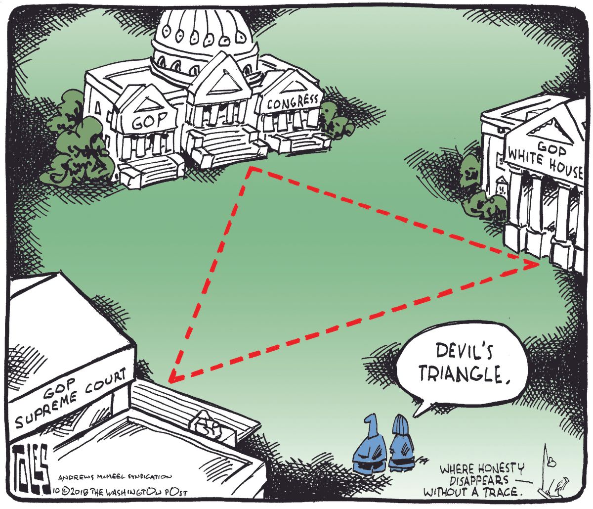 U S Devils Triangle Government Brett Kavanaugh Confirmation The Week