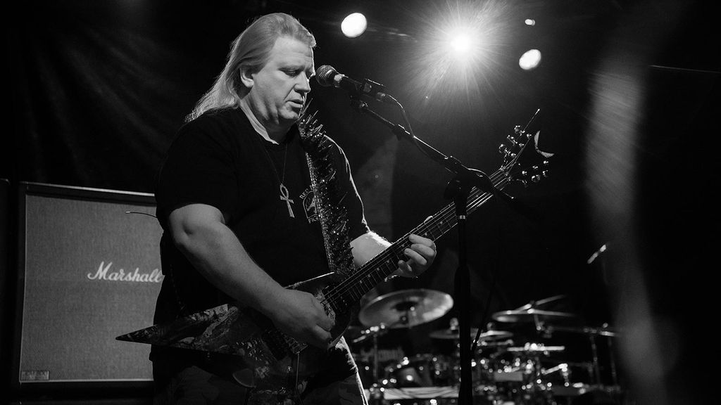 Hear Rusty Cooley make his “acoustic debut” on Karl Sanders‘ new solo ...