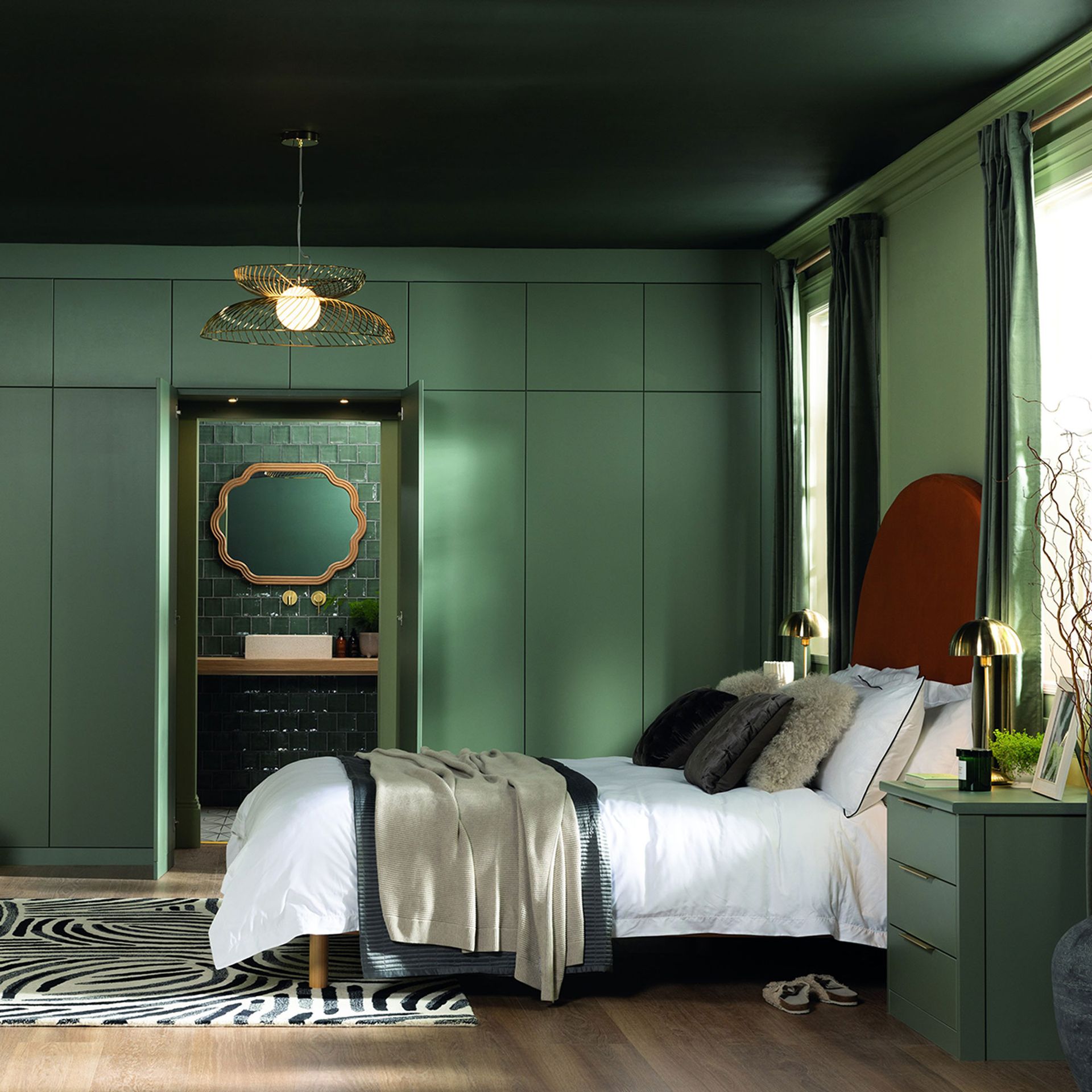 Green bedroom ideas – from olive to sage green | Ideal Home