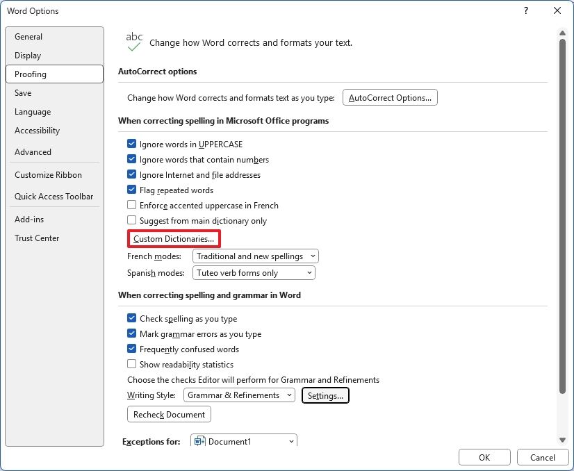 How to configure spell checker and autocorrect features on Windows 11 ...