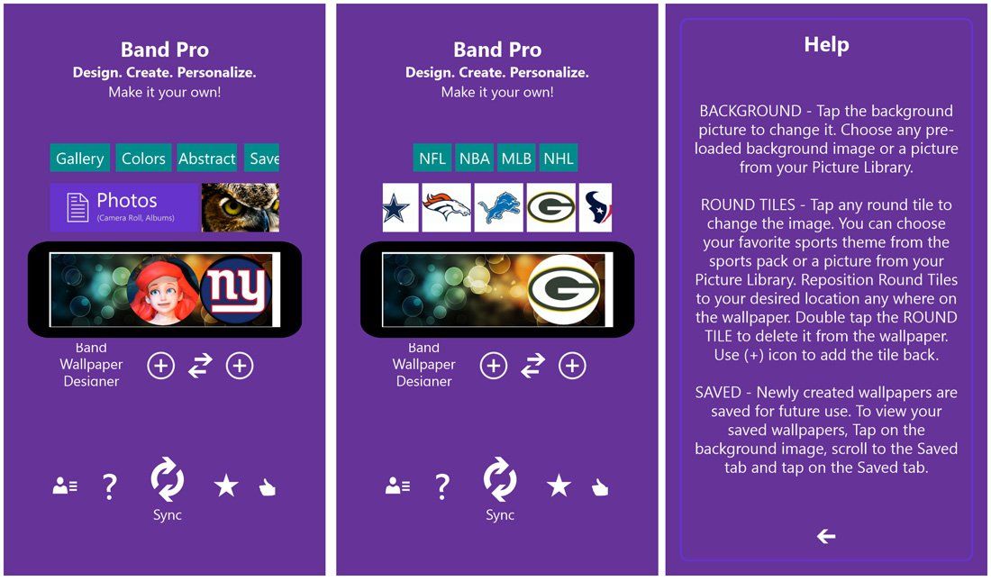 Band Pro - a Windows Phone app for customizing for your Microsoft Band ...