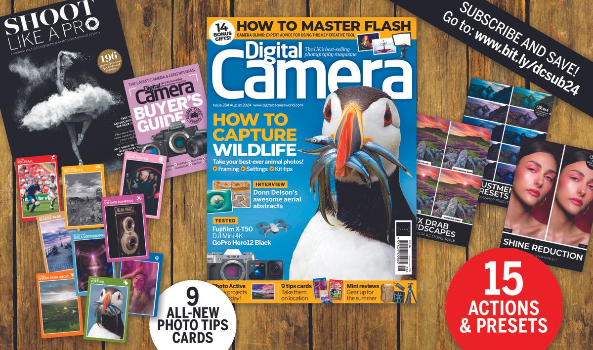 Get 14 bonus gifts with the August 2024 issue of Digital Camera ...