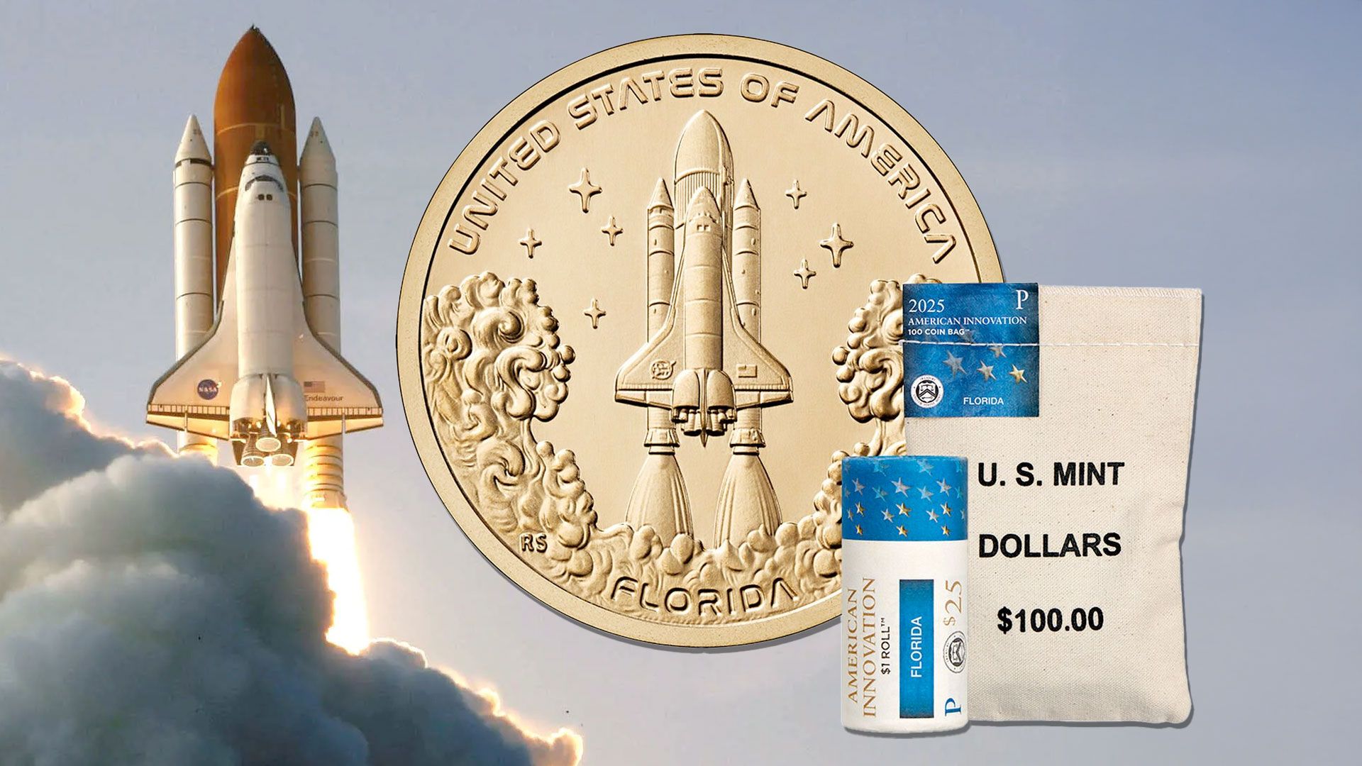 US Mint begins sales of $1 coin honoring innovative NASA space shuttle ...