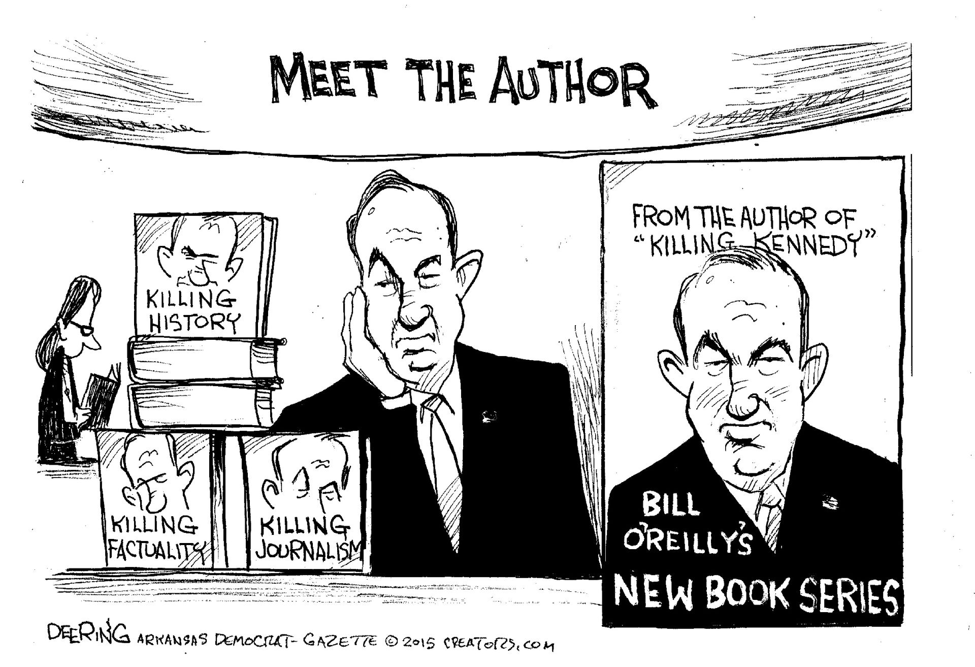 Editorial cartoon U.S. Entertainment Bill O’Reilly | The Week