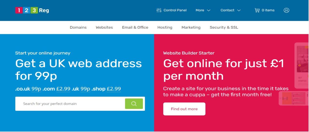 123 Reg website builder review | TechRadar