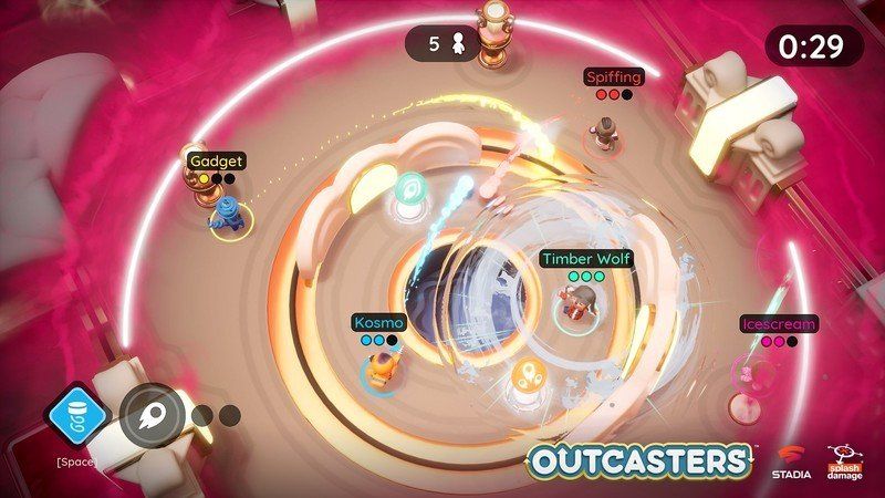 Outcasters for Stadia review: Twin-stick fireballs with competitive ...