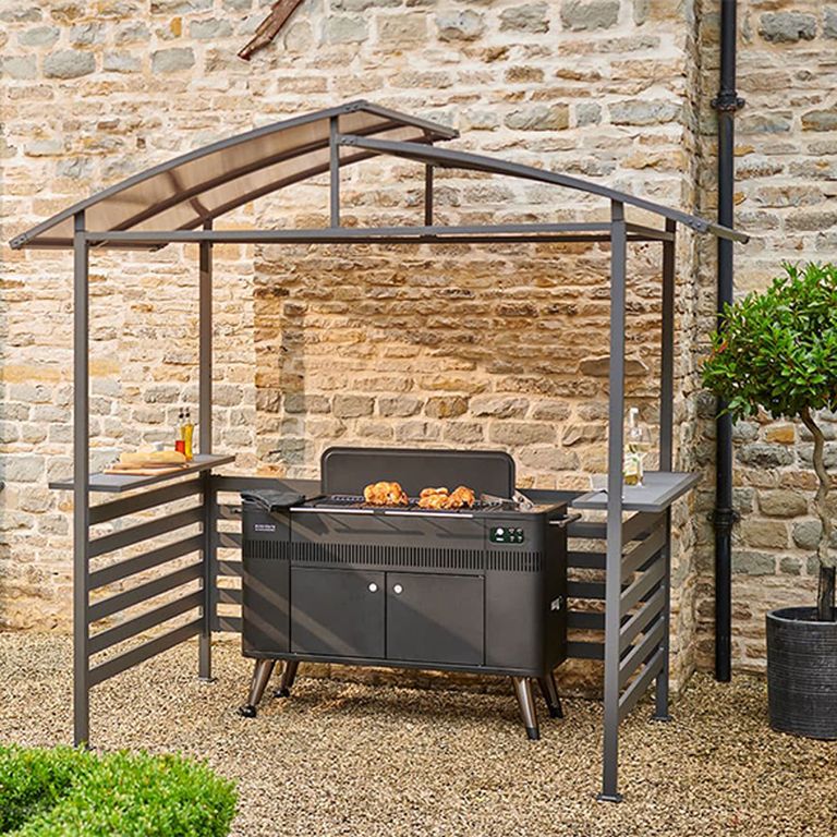 11 covered outdoor kitchen ideas for sheltered cooking and dining ...