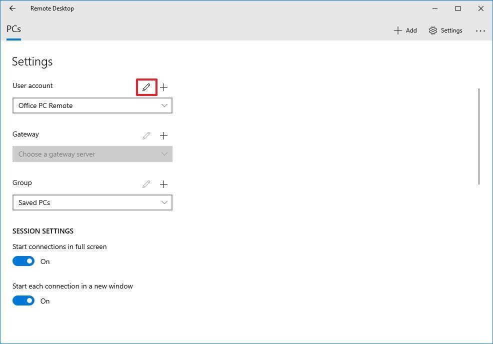 How to use Remote Desktop app to connect to a PC on Windows 10 ...