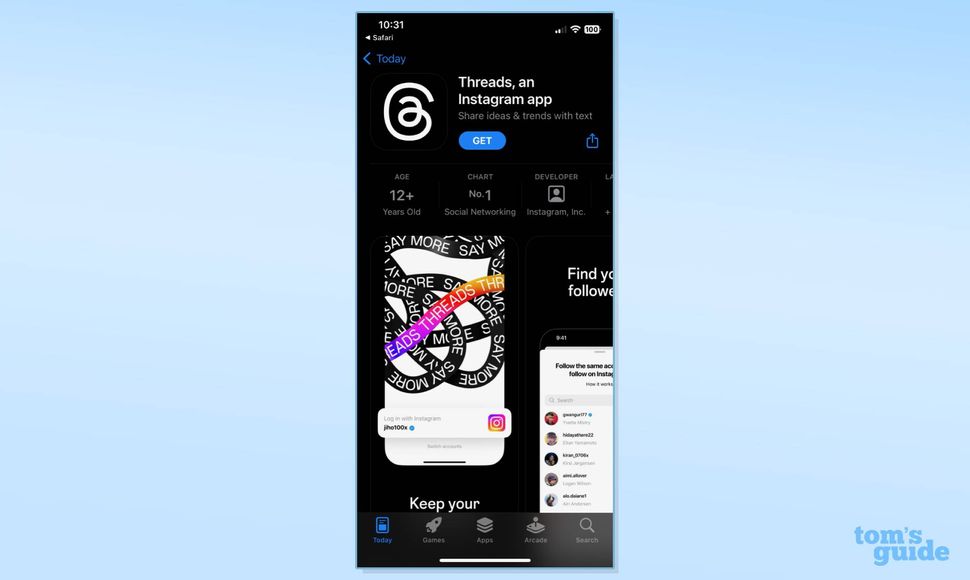 How to download Threads and sign up for your account | Tom's Guide