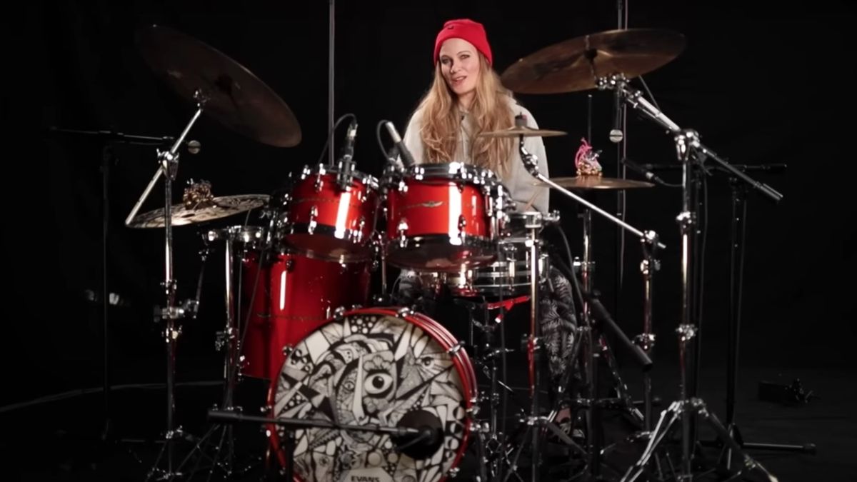 Watch Anika Nilles Break-down Her Push-pull Bass Drum Foot Technique ...