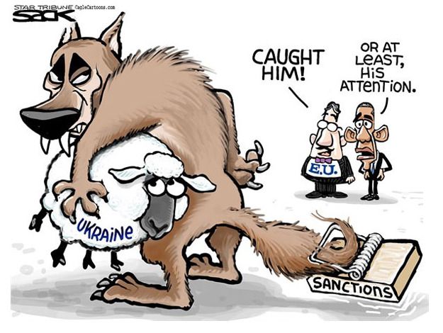 Political cartoon Russia sanctions | The Week