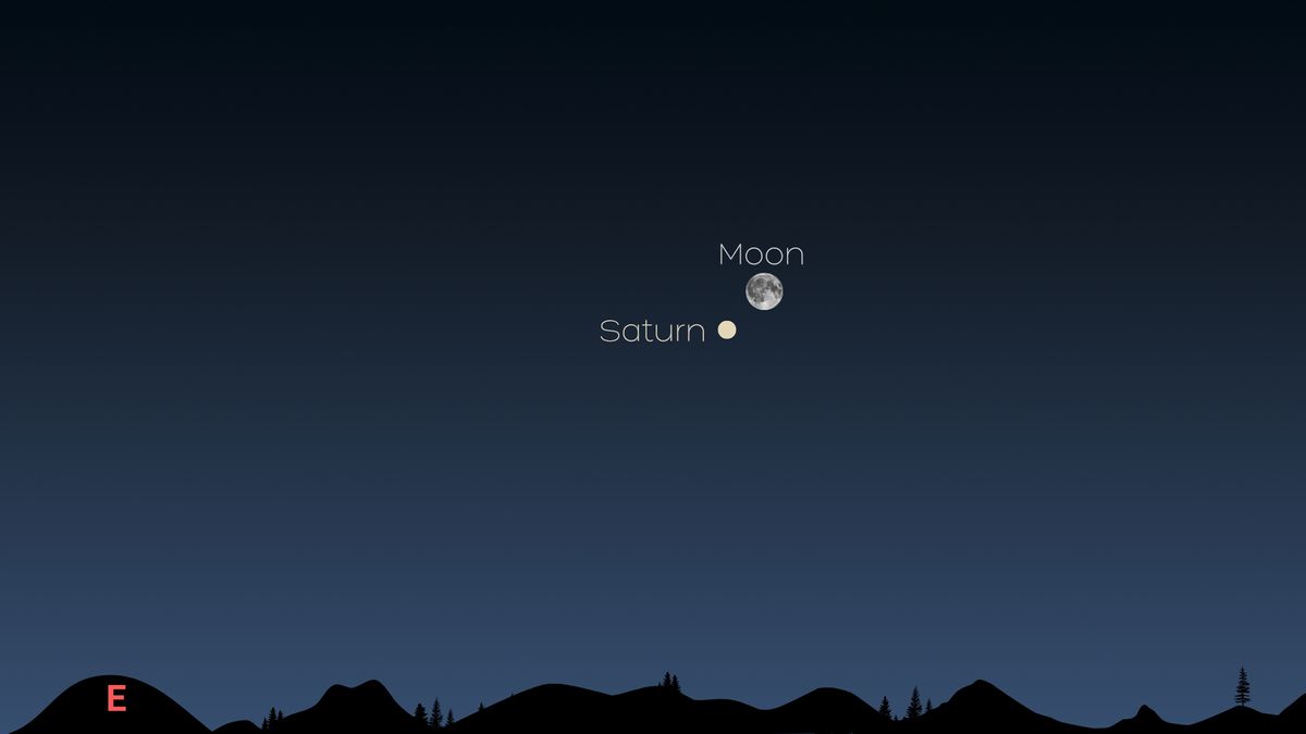 See the moon and Saturn put on a sky show together on Oct. 5 | Space