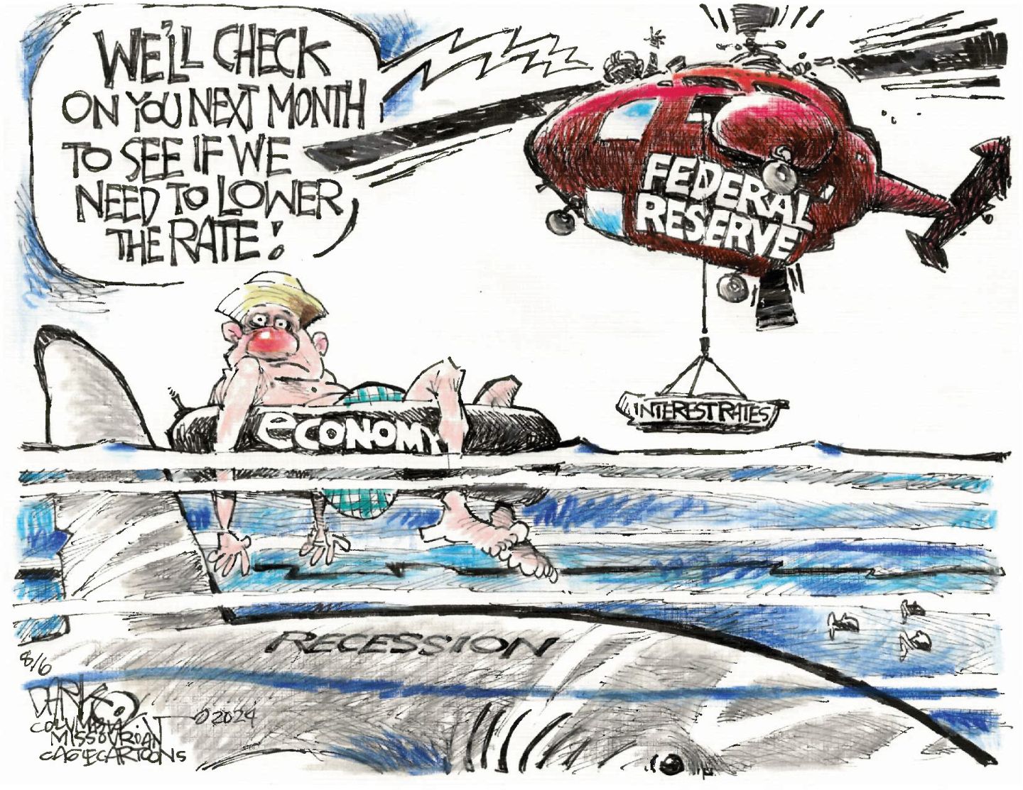 5 chaotic cartoons about the turbulent economy | The Week