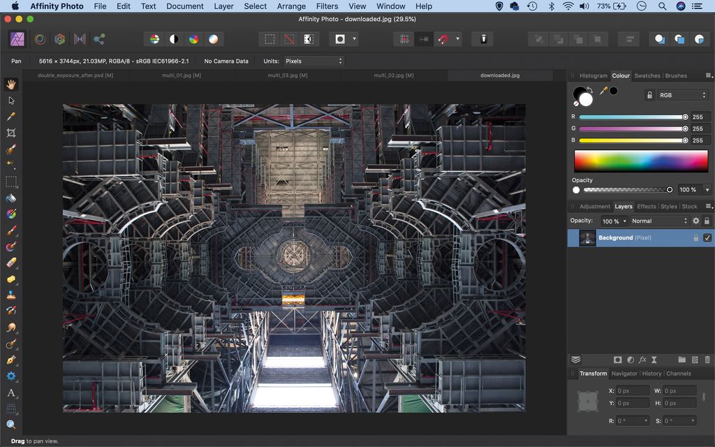 How to create a double exposure effect in Affinity Photo: layer ...