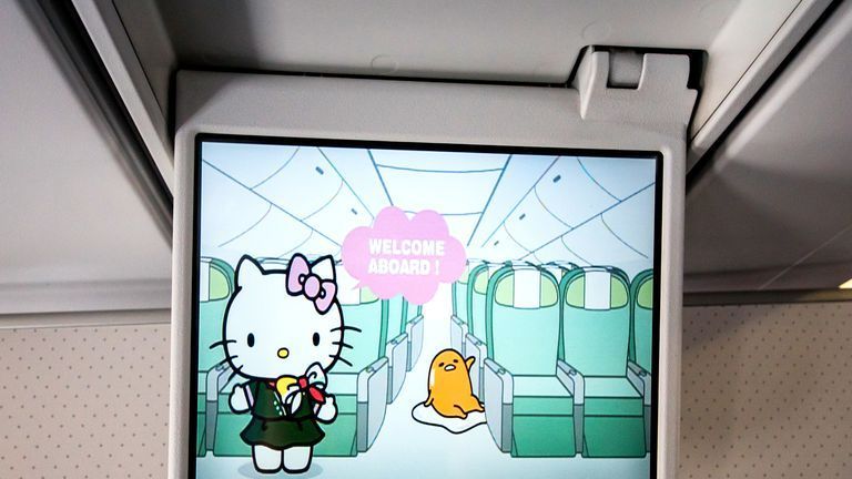 What EVA's Hello Kitty–Themed Flight Is Like | Marie Claire
