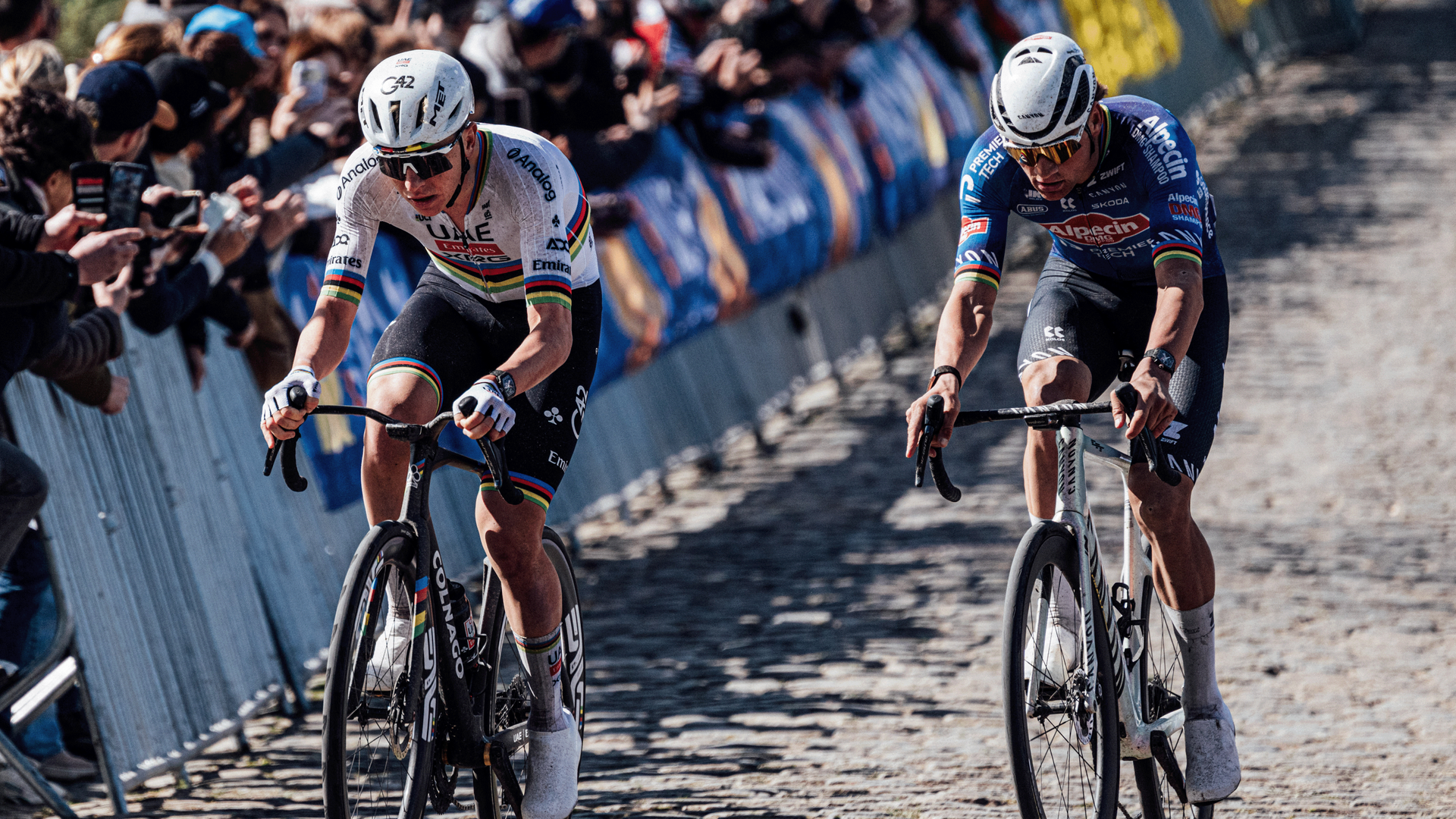Paris-Roubaix brings Tadej Pogačar vs Mathieu van der Poel round three ...