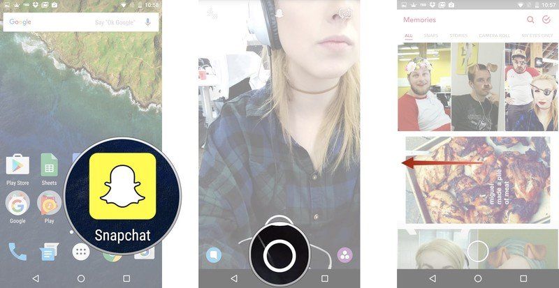 How to access and use Memories in Snapchat for Android | Android Central