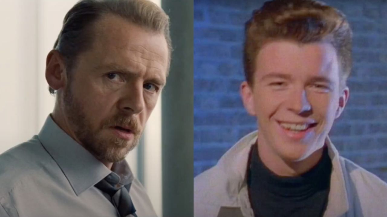 Rick Astley And Simon Pegg Are Filming A Project Together, And Of ...