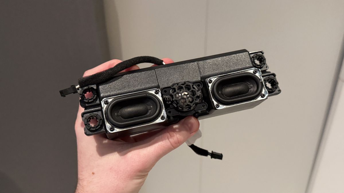 I saw Philips' new elite OLED TV with Bowers & Wilkins speakers, and it ...