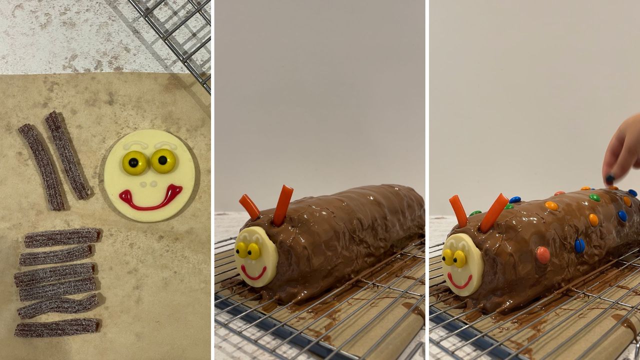 I made that famous caterpillar cake in just six easy steps - and the ...