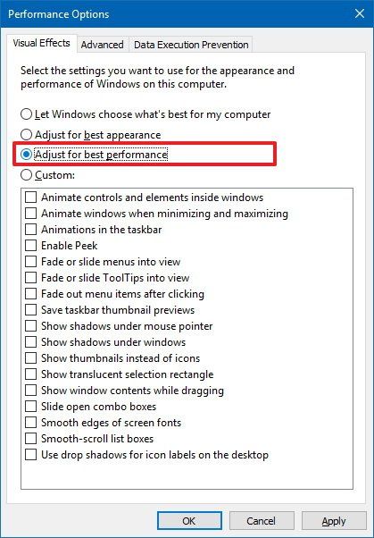 How to disable system visual effects to boost performance on Windows 10 ...