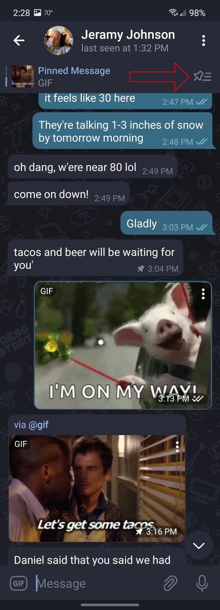 How to pin messages in Telegram chats | Android Central