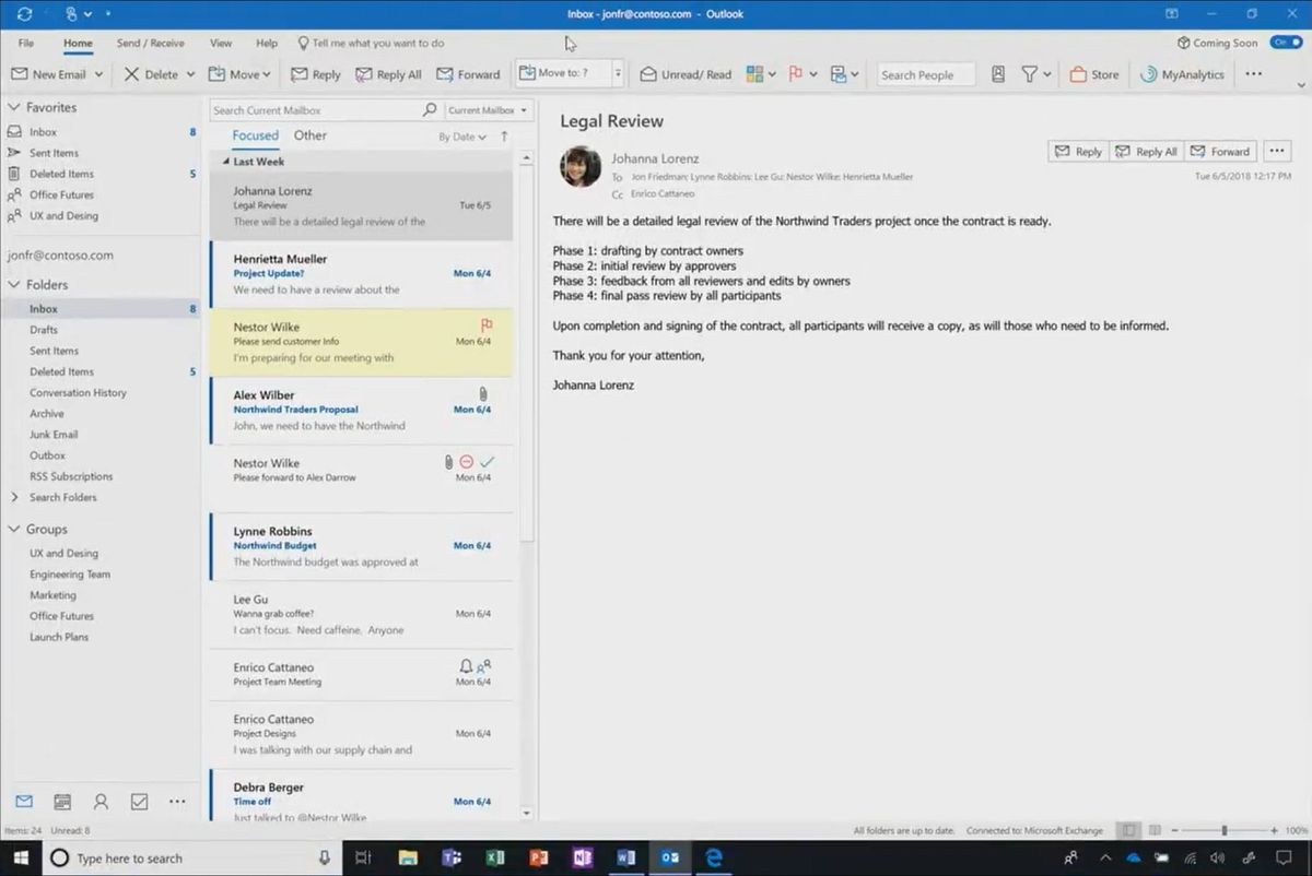 The next version of Microsoft Office will feature new Fluent Design ...