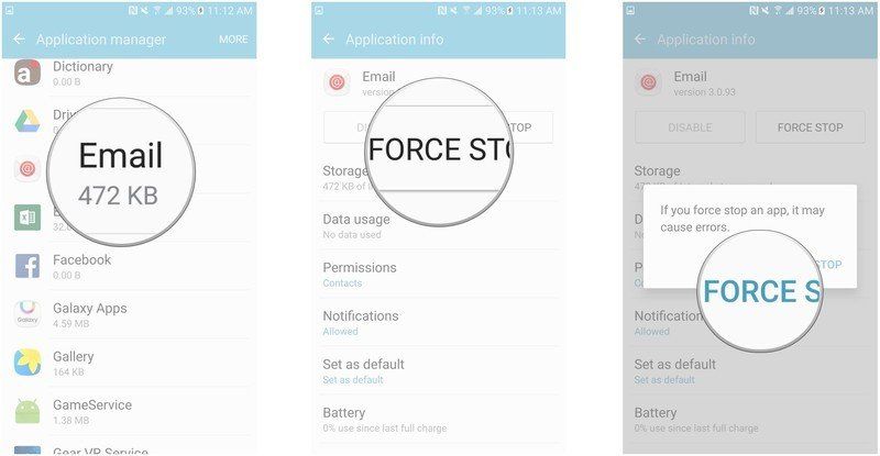 How to use the application manager on the Samsung Galaxy S7 | Android ...