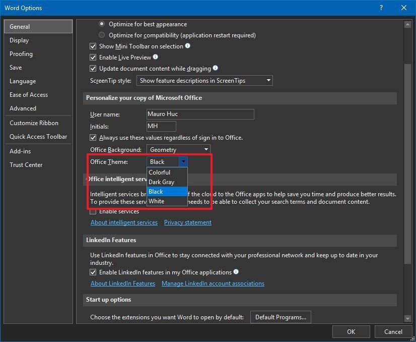 How to change the color theme of Office apps | Windows Central