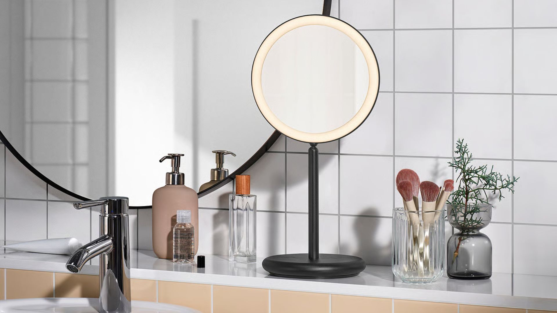 IKEA’s portable light-up mirror is ideal for bathrooms and dressing ...