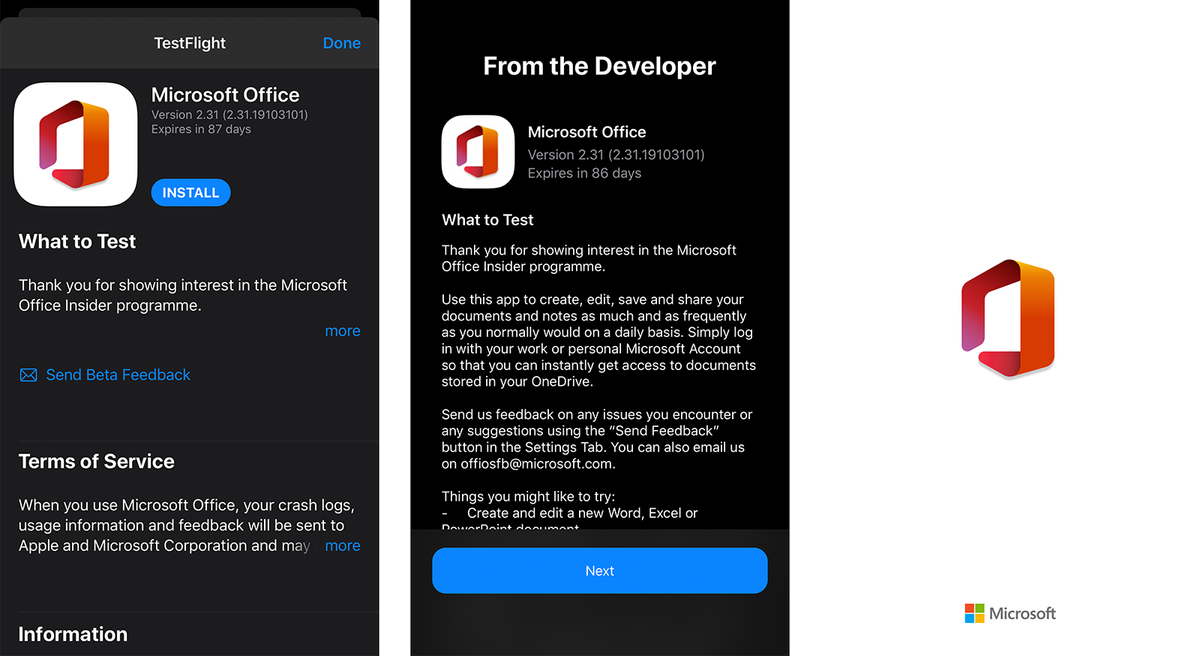 How to download Microsoft Office preview for iOS and Android | Windows ...