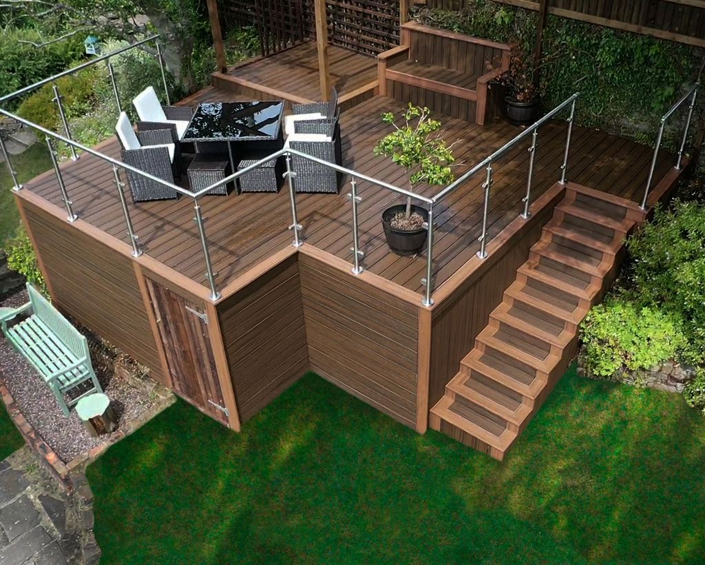 Deck steps ideas: 10 clever ways to link levels | Gardeningetc