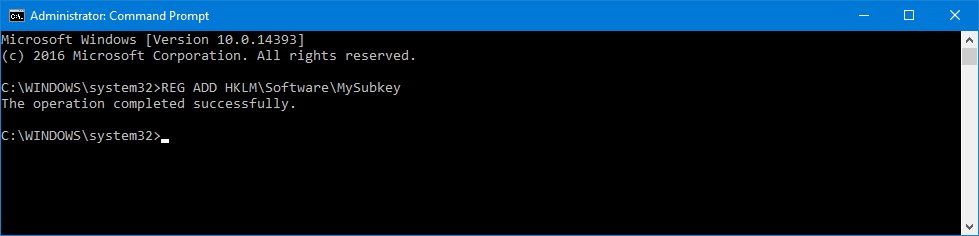 How to edit the Registry using Command Prompt on Windows 10 | Windows ...