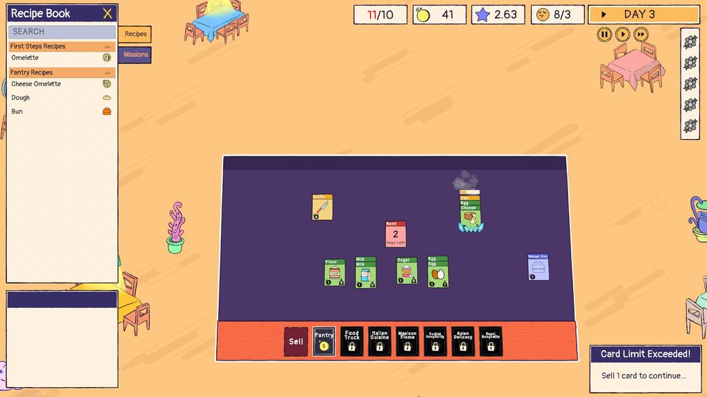 Sizzle and Stack is a cooking strategy game which truly captures the ...