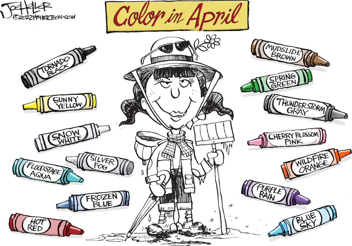 April colors | The Week